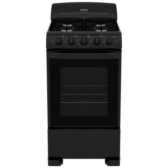 GE 20" Mabe Gas Range in Black - Walmart.com