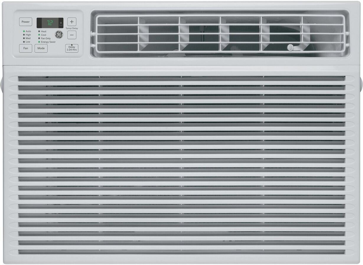 GE 24,000 BTU 220V Window-Mounted Cooling & Heating Air Conditioner ...
