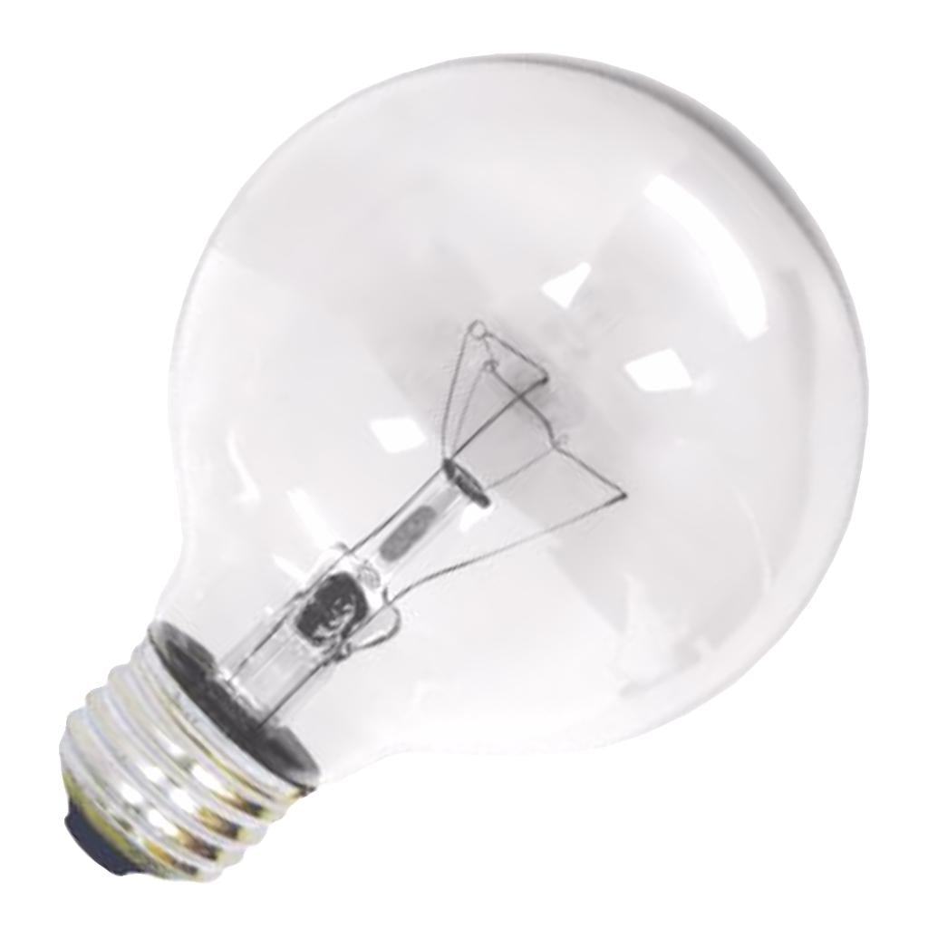 GE 24656 - 25G25/CL PROLINE G25 Decor Globe Light Bulb - Walmart.com