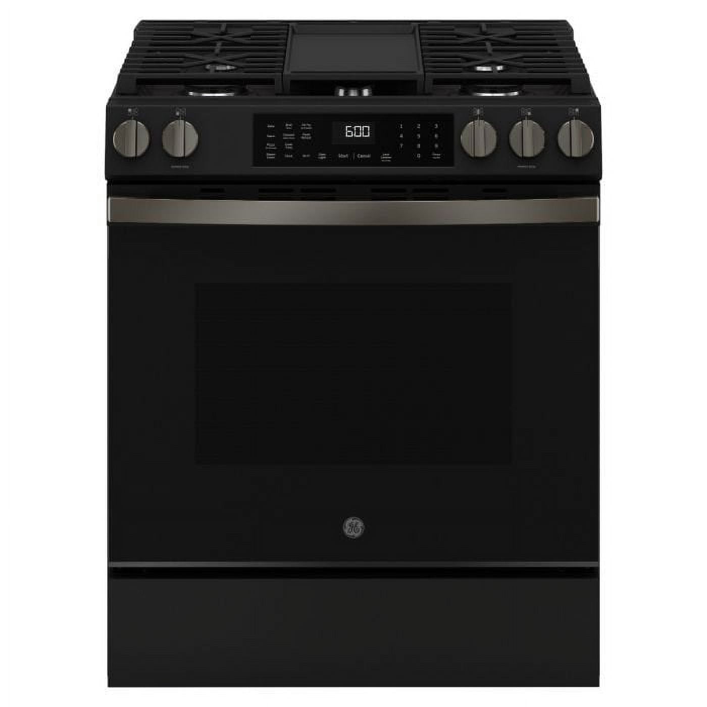 GE 30" Slide-In Front-Control Convection Gas Range with No Preheat Air ...