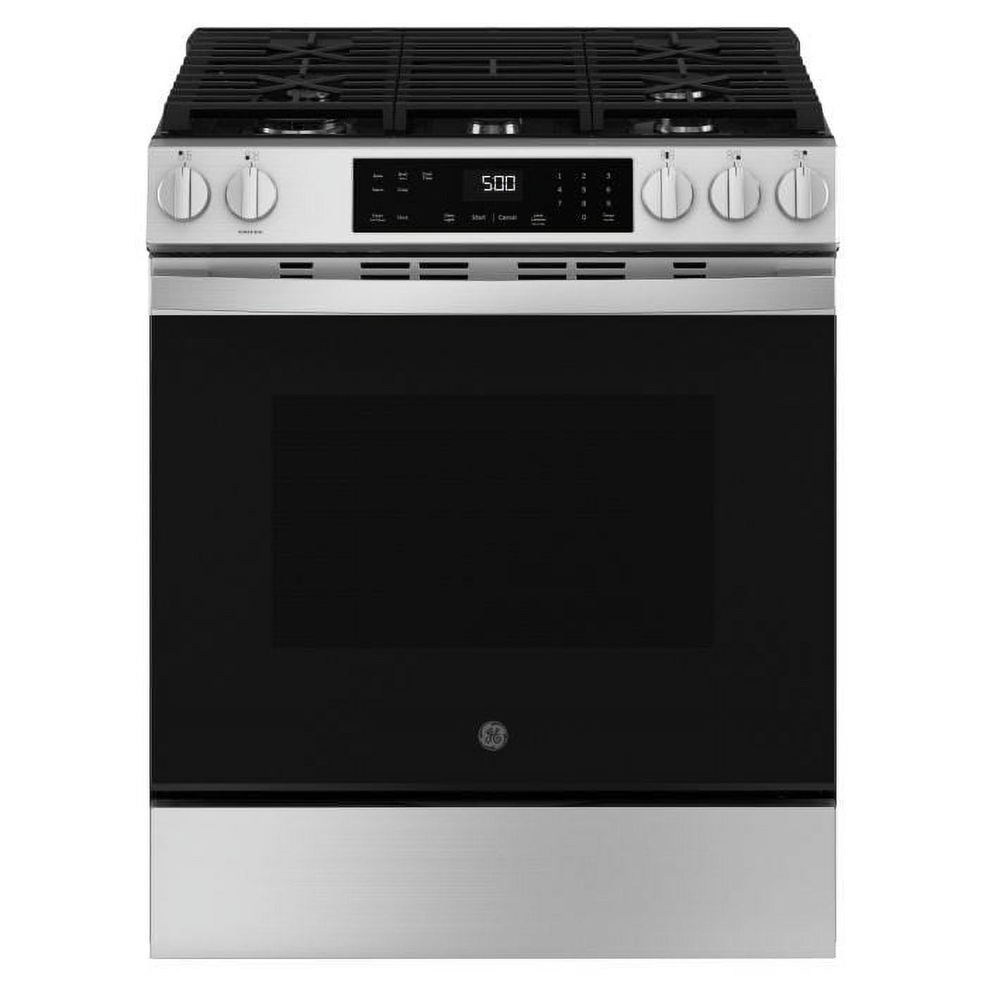 GE 30" Slide-In Front-Control Gas Range GGS500PVSS - Walmart.com