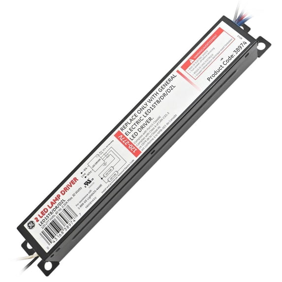 GE 38974-30 watt 120/277 volt Electronic Dimmable LED Driver (LED15T8 ...