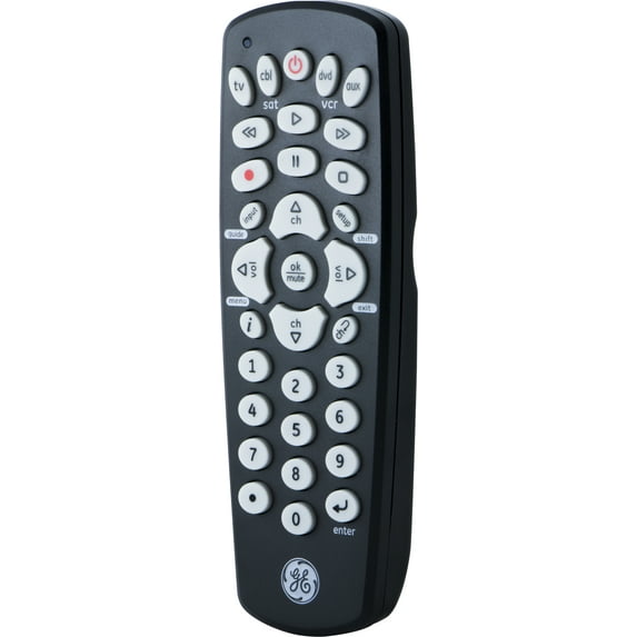 GE 4-Device Universal Remote Control, Black, 27985 - Walmart.com