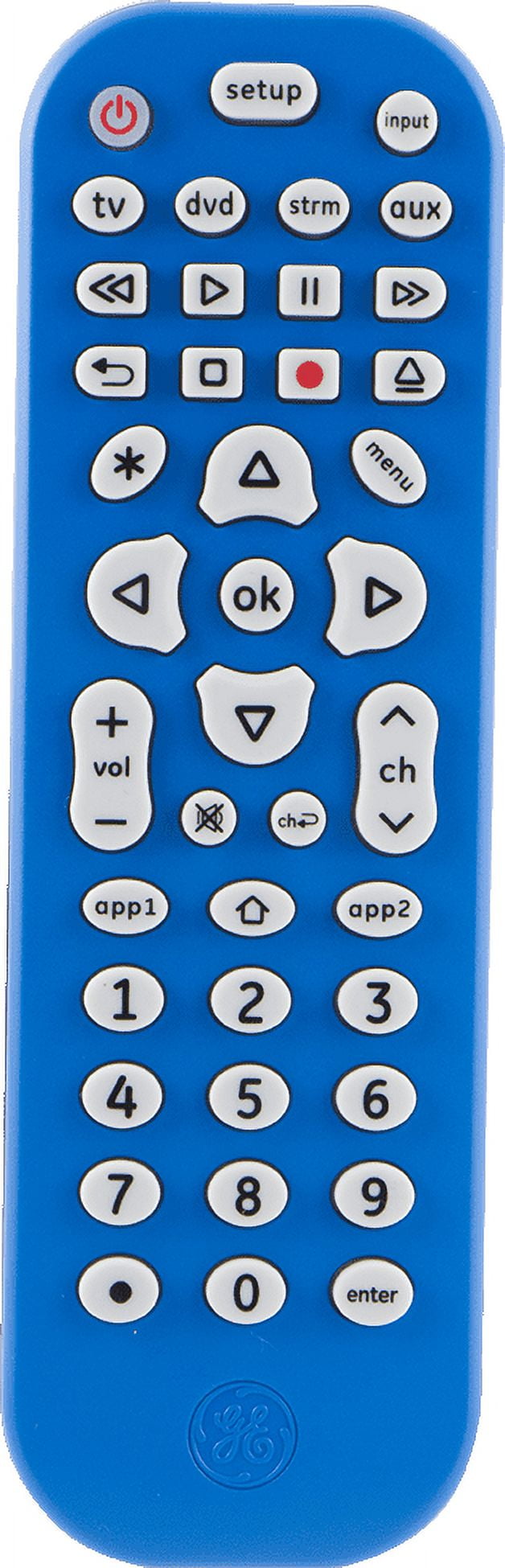 GE 4-Device Universal Remote Control, Blue, 39527 - Walmart.com