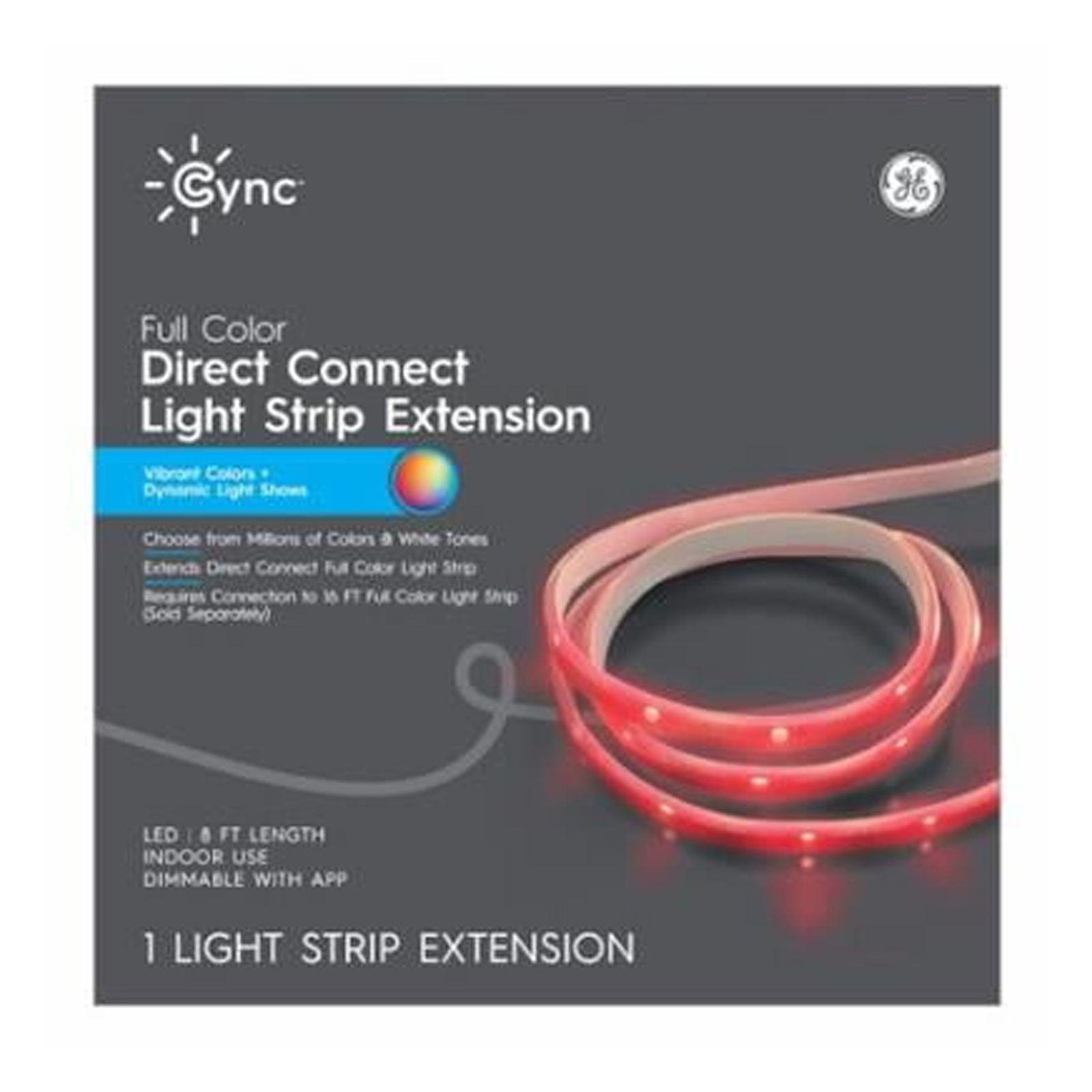 GE 40" CYNC Smart Color Changing Light Strip Extension - Walmart.com