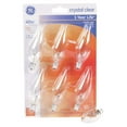GE 40W E12 Base B11 Bent Tip Candelabra Light Bulbs, Crystal Clear ...