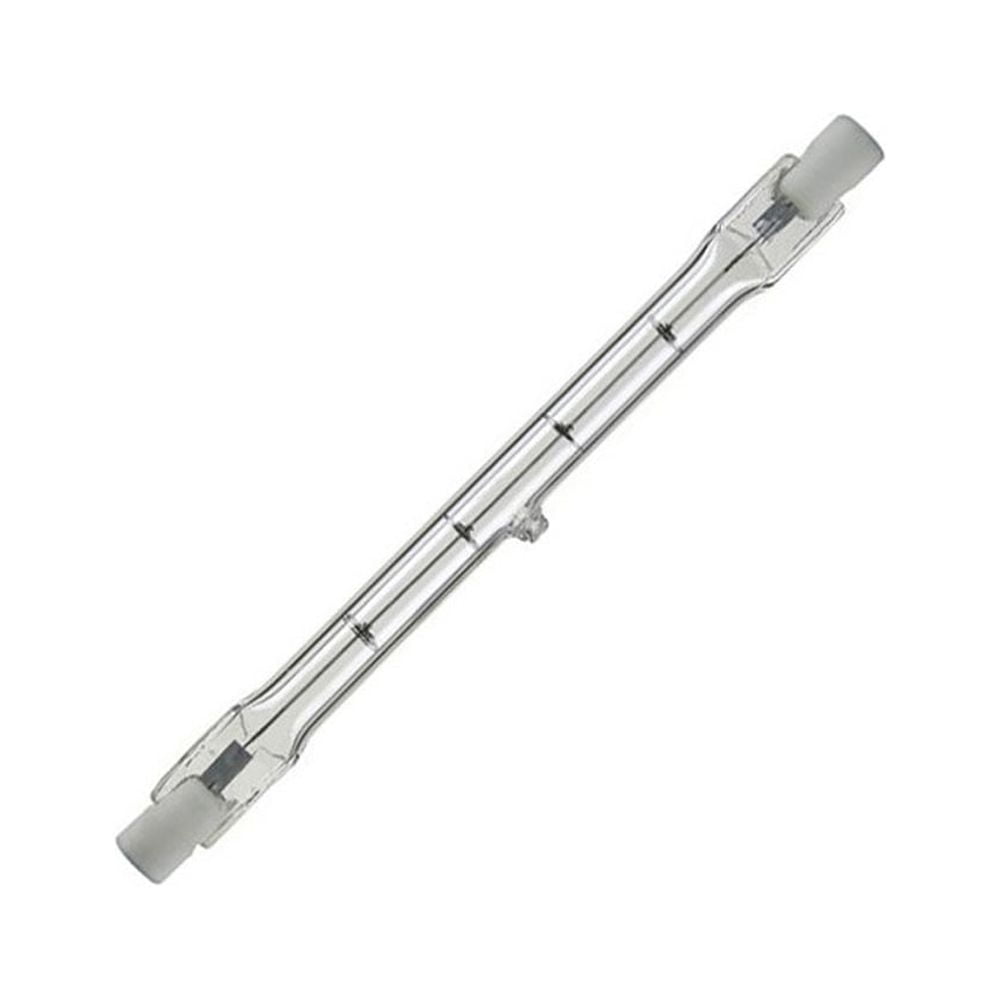 GE 500w 120v T3 R7s 4.65in Double Ended Clear Halogen Light Bulb ...