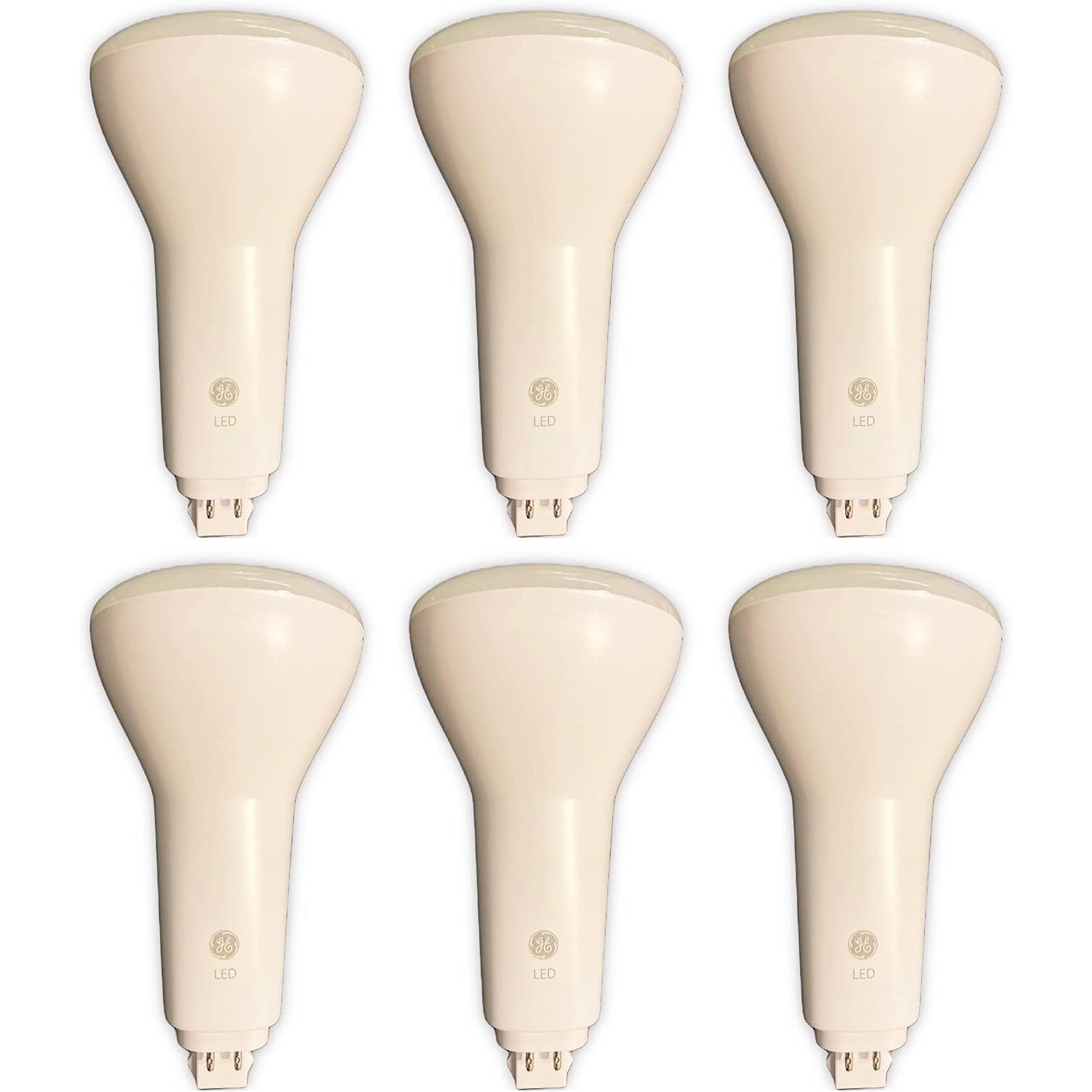 GE (6 Bulbs) 33969 LED, 4 pin CFL Replacement, G24q, 9 watt, 1200 Lumen ...