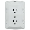 GoGreen Power 6-Outlet Wall Tap, Tan, 16000TT - Walmart.com