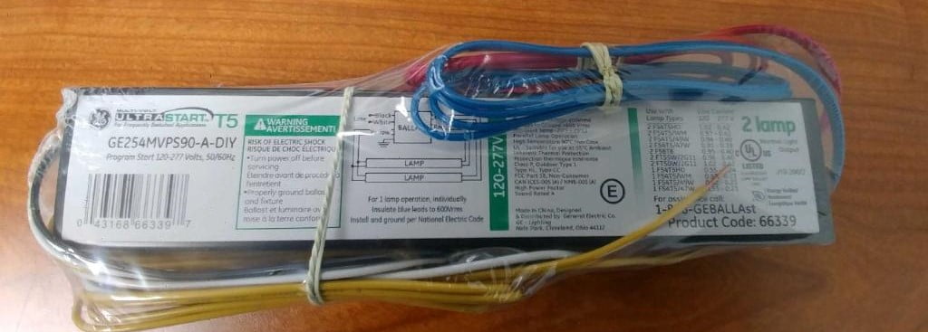 GE 66339 GE254MVPS90-ADIY Ultrastart Ballast (case of 10) - Walmart.com