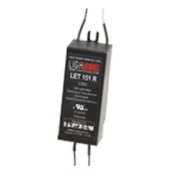 GE Lightech LET-151 Electronic Halogen Transformer, 150W Output, 120V ...