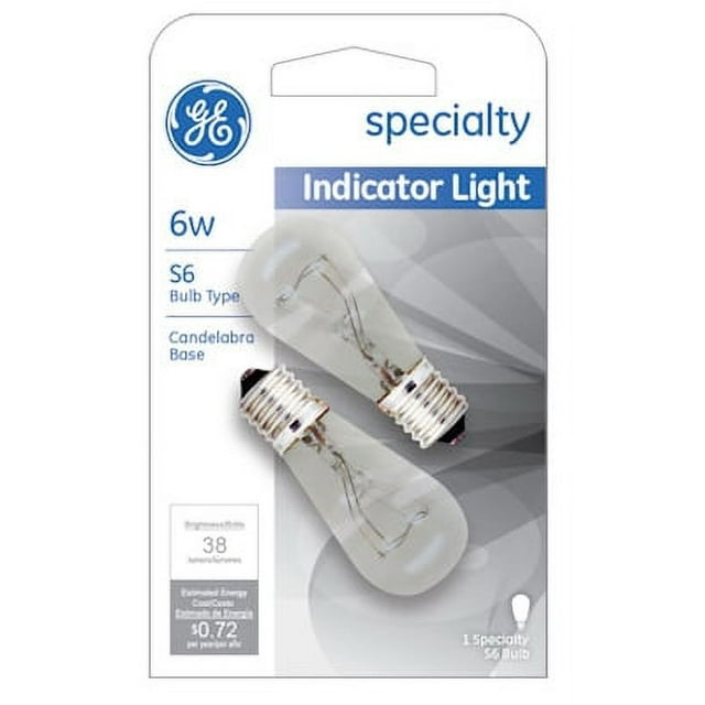 General Electric 6W Clear Light Bulbs, (2 Pack) - Walmart.com