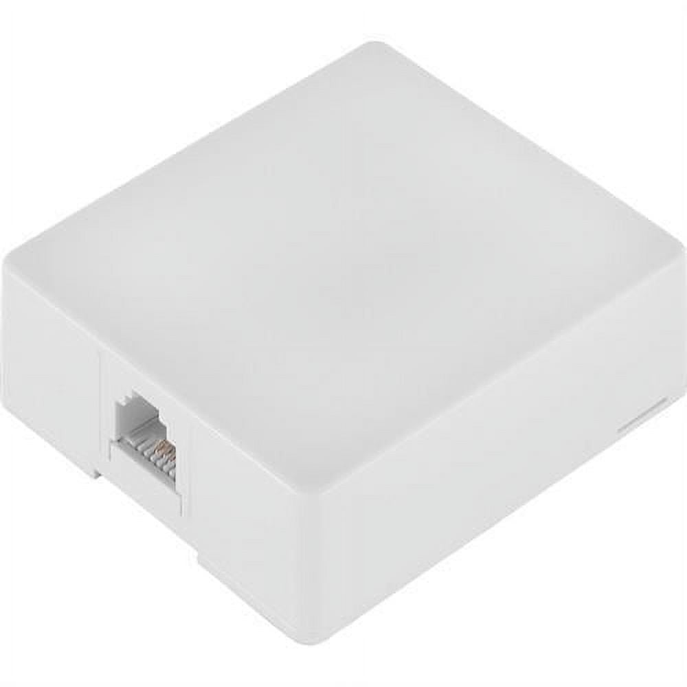 GE 76136 Surface Mount Phone Jack, White - Walmart.com