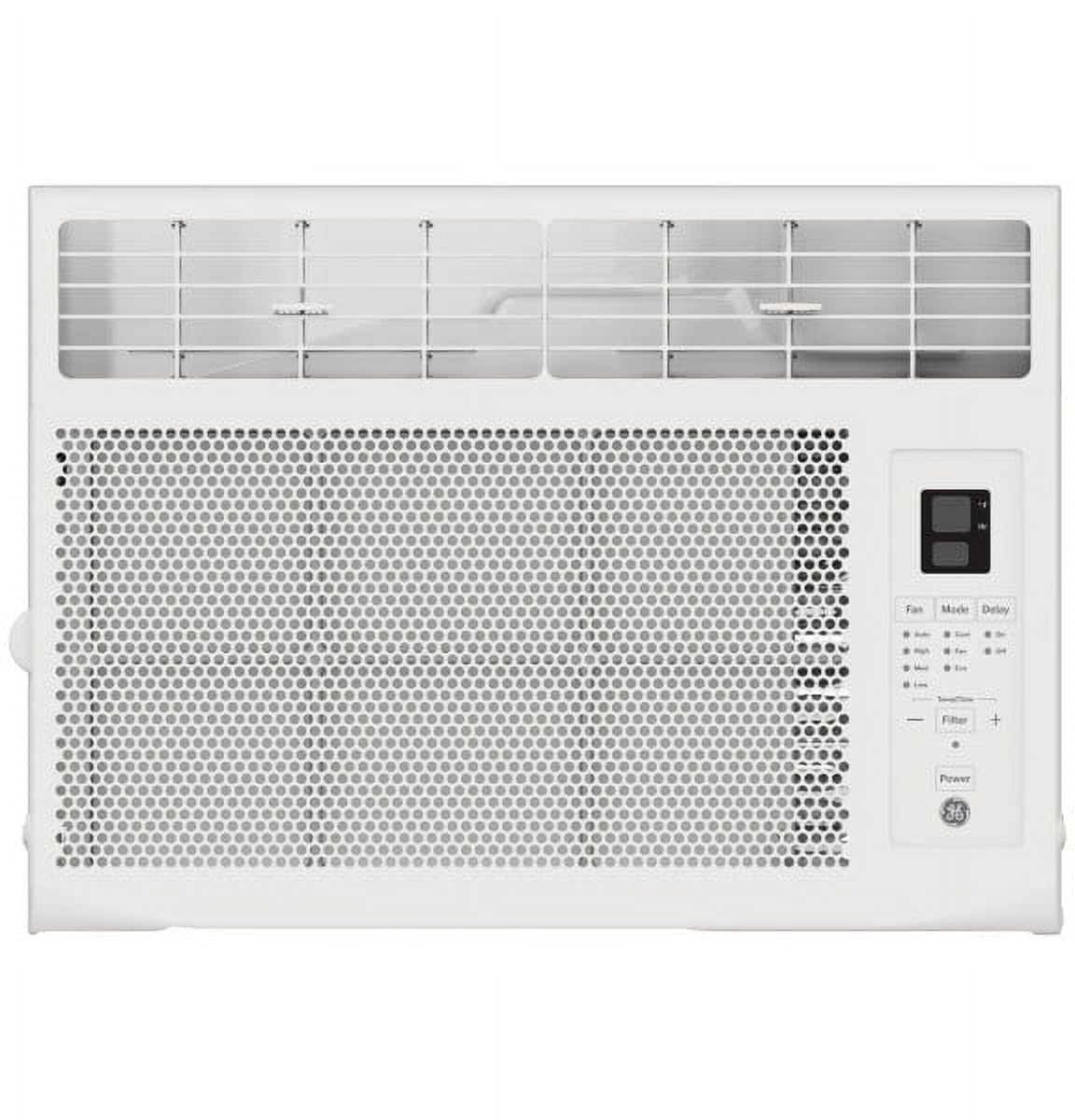 GE® 8,000 BTU Smart Electronic Window Air Conditioner for Medium Rooms ...