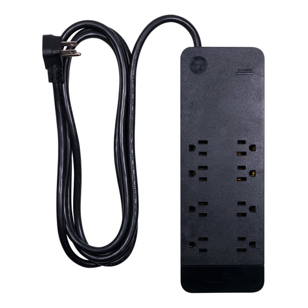 GE 8-Outlet Surge Protector Extension Cord, Pro Series, 8ft. ? 37055 ...