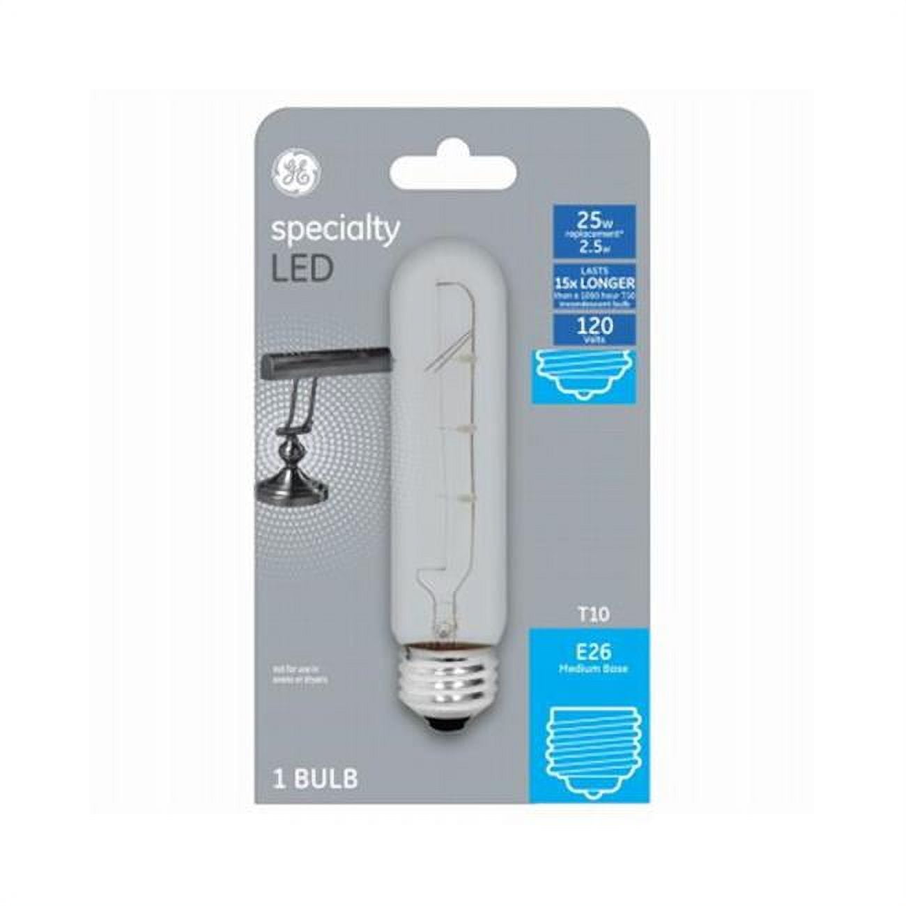 GE 93129002 LED Specialty Bulb, Clear, Medium Base, 3 Watt - Quantity 1 ...