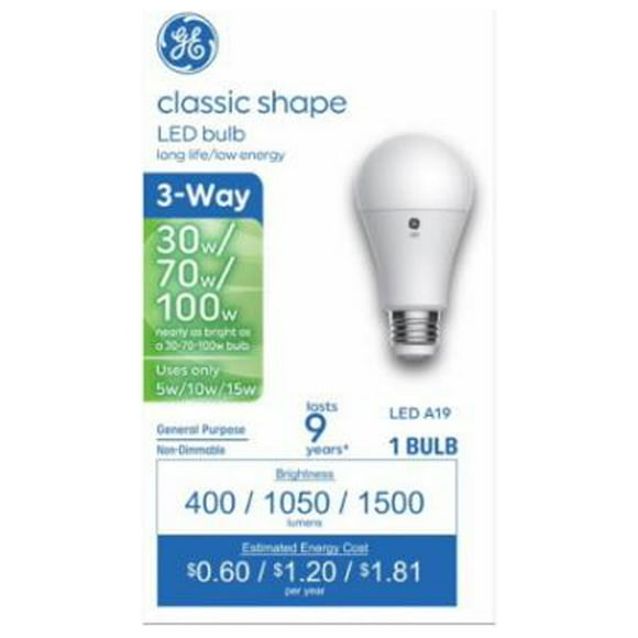 3 Way LED Light Bulbs