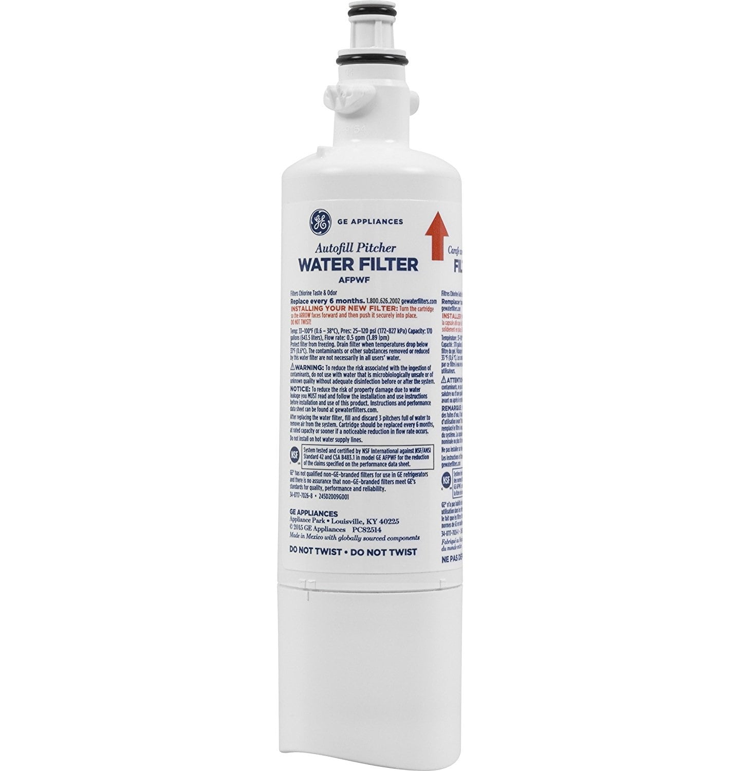 GE AFPWF Auto Fill Pitcher Water Filter - Walmart.com