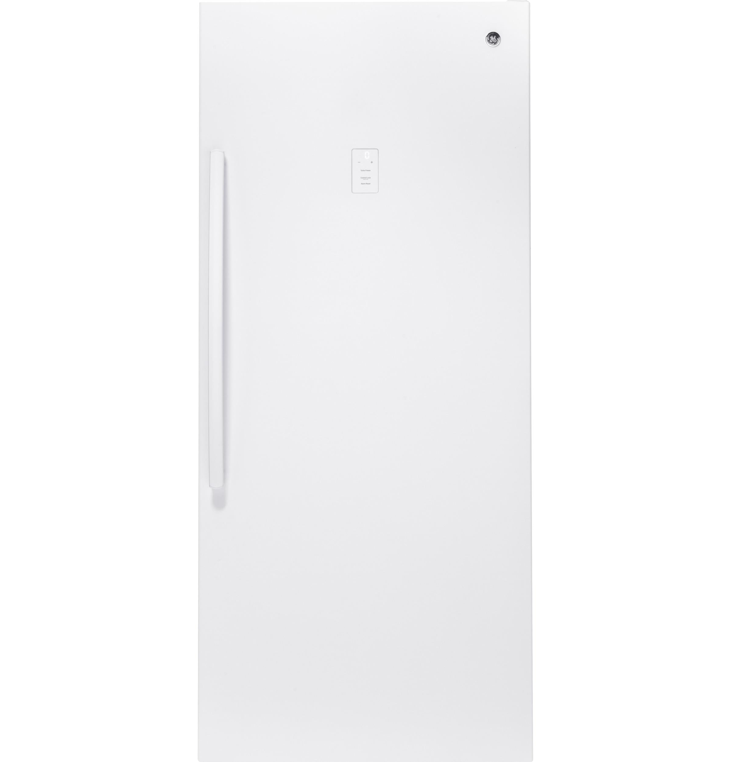 GE Appliances 21.3 Cu. Ft. Frost-Free Upright Freezer - Garage Ready ...
