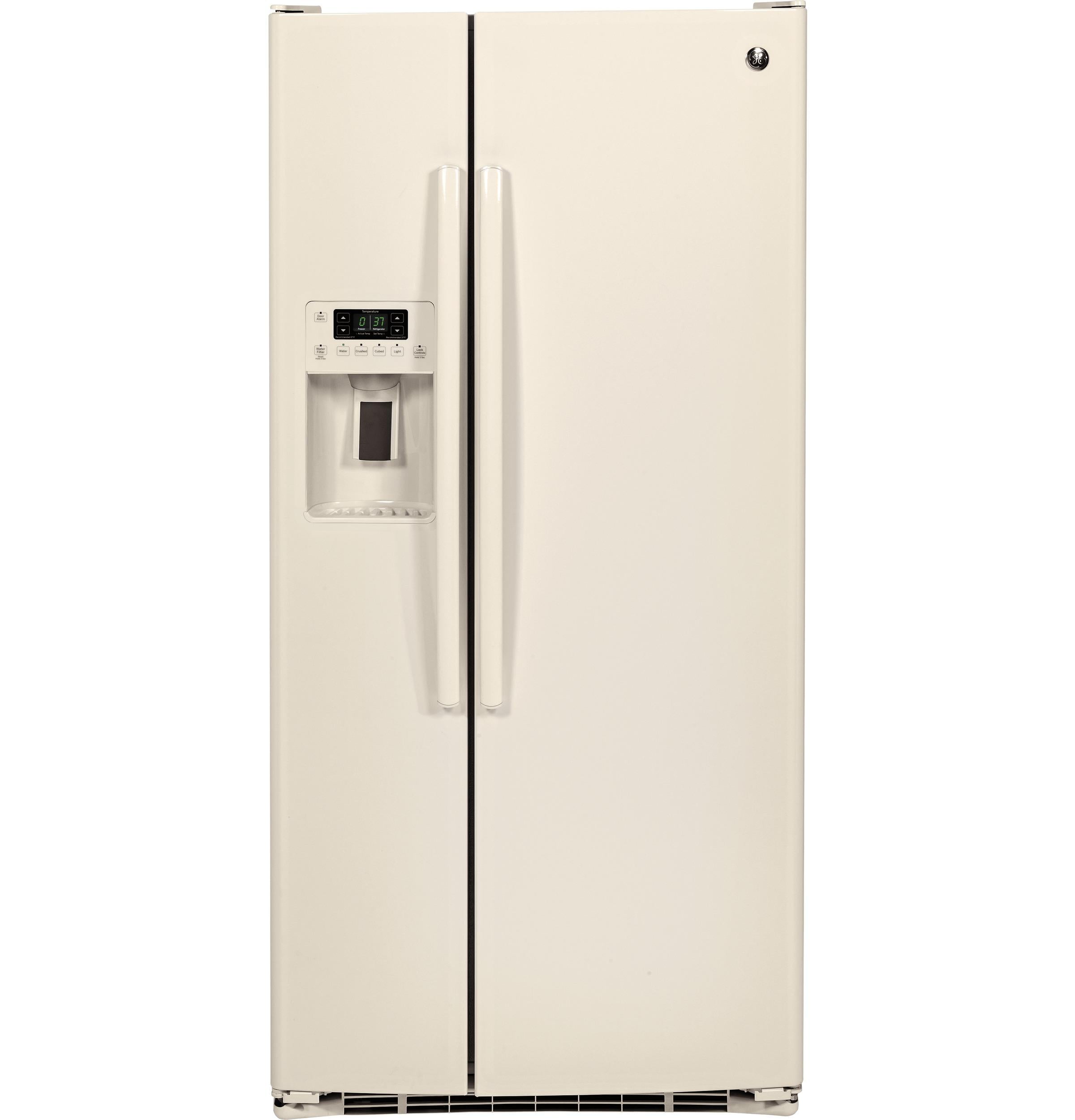 GE Appliances GSE23GGKCC 33 Inch Freestanding Side by Side Refrigerator ...