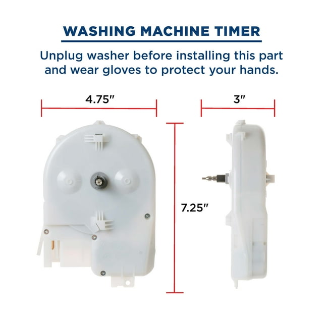GE Appliances Washer Timer WH12X10527 - Washing Machine Part - Walmart.com