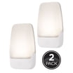 GE LED Night Light with Motion Activation, White Plug-in Night Light up ...