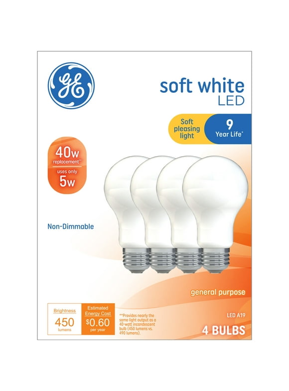 Soft White Light Bulbs in Light Bulbs - Walmart.com