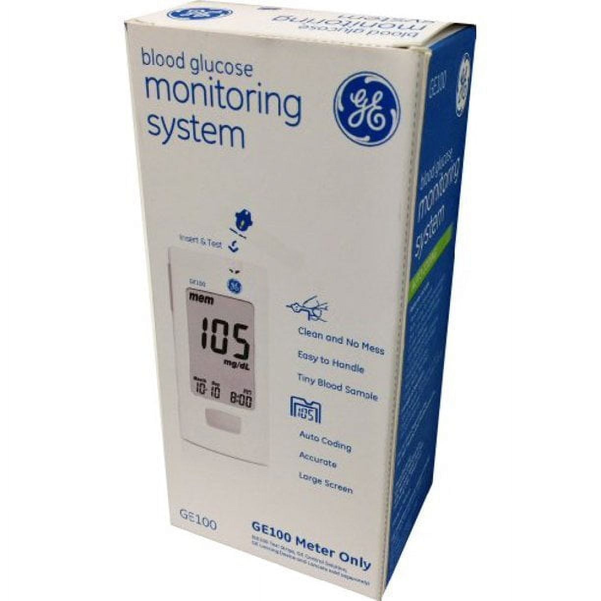 GE100 Blood Glucose Meter, 2 Pack - Walmart.com