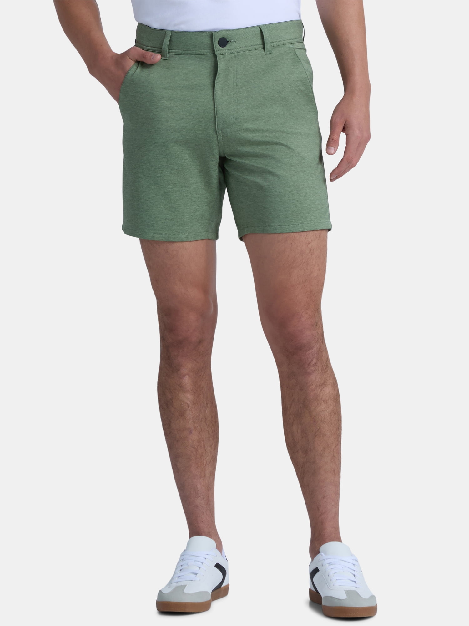 George men's Commuter Shorts - Stretch Twill Fabric - Walmart.com
