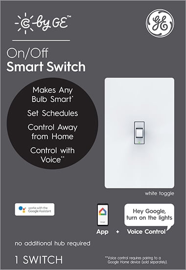GE CYNC Smart Switch, Toggle On/Off Smart Switch, 1-Pack (Packaging May ...