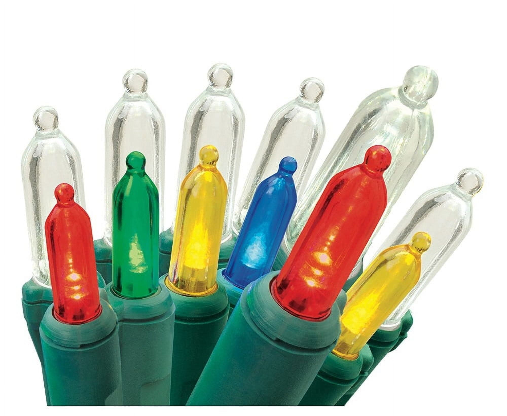 GE Color Choice 150 LED Color Changing Dual Color Miniature Christmas ...