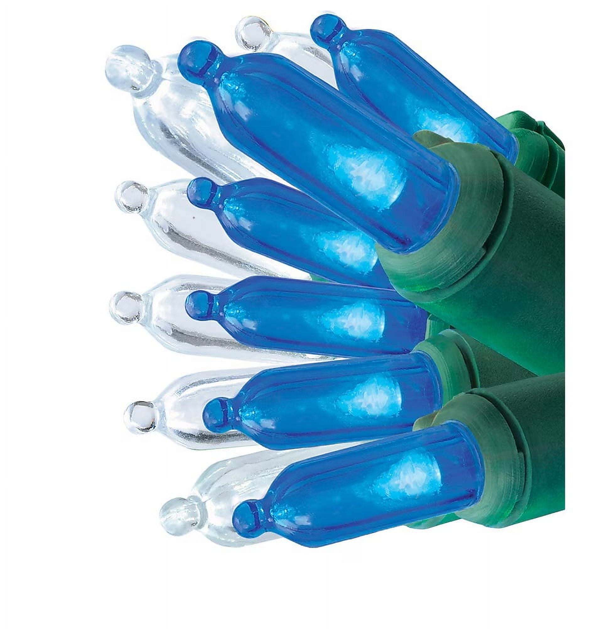 GE Color Choice Long Stay Bright, 150-Count Blue/Cool White LED ...