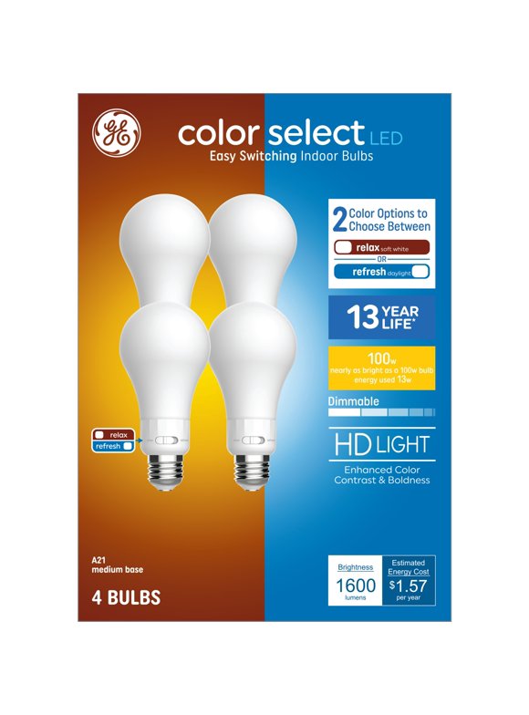 100 Watt Light Bulbs in Light Bulbs by Wattage - Walmart.com
