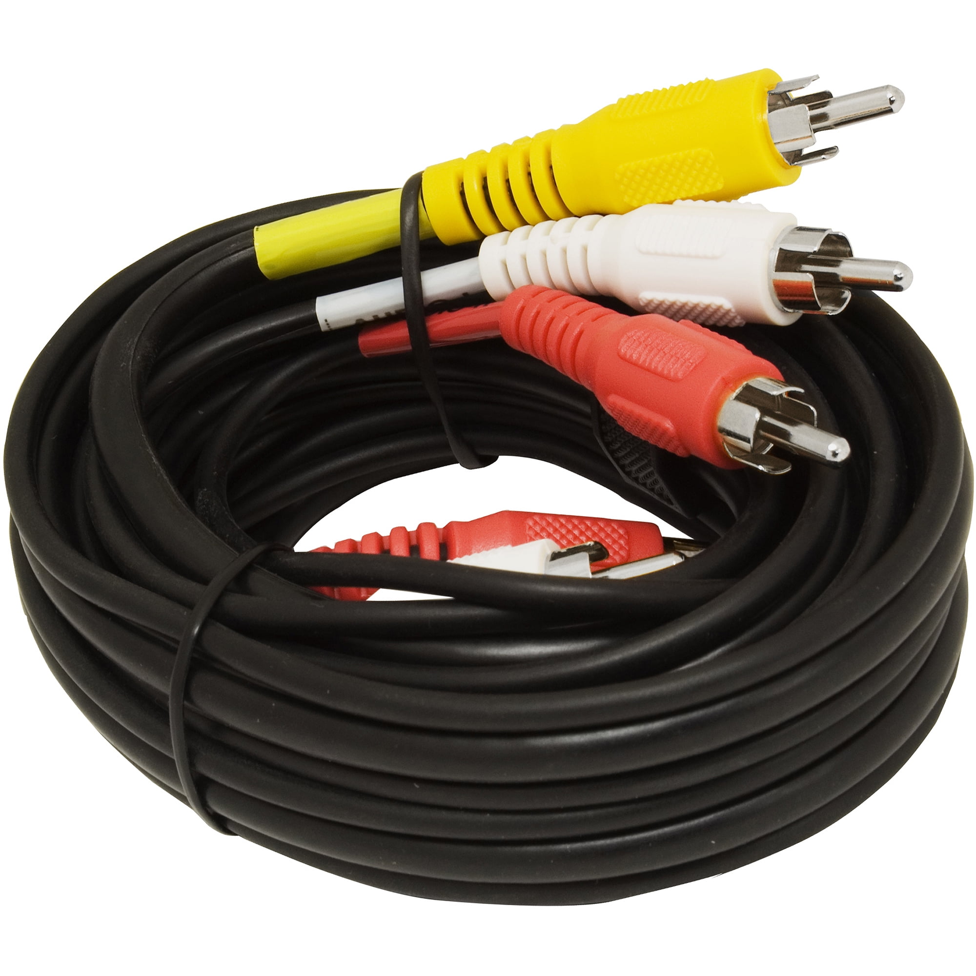 GE Composite A/V Cable, 12' - Walmart.com