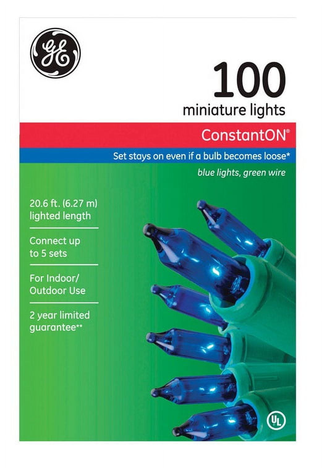 GE Blue String A Long Mini Light Set - Walmart.com