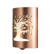 GE CoverLite LED Plug-In Night Light, Cornucopia Design, Brushed Nickel ...