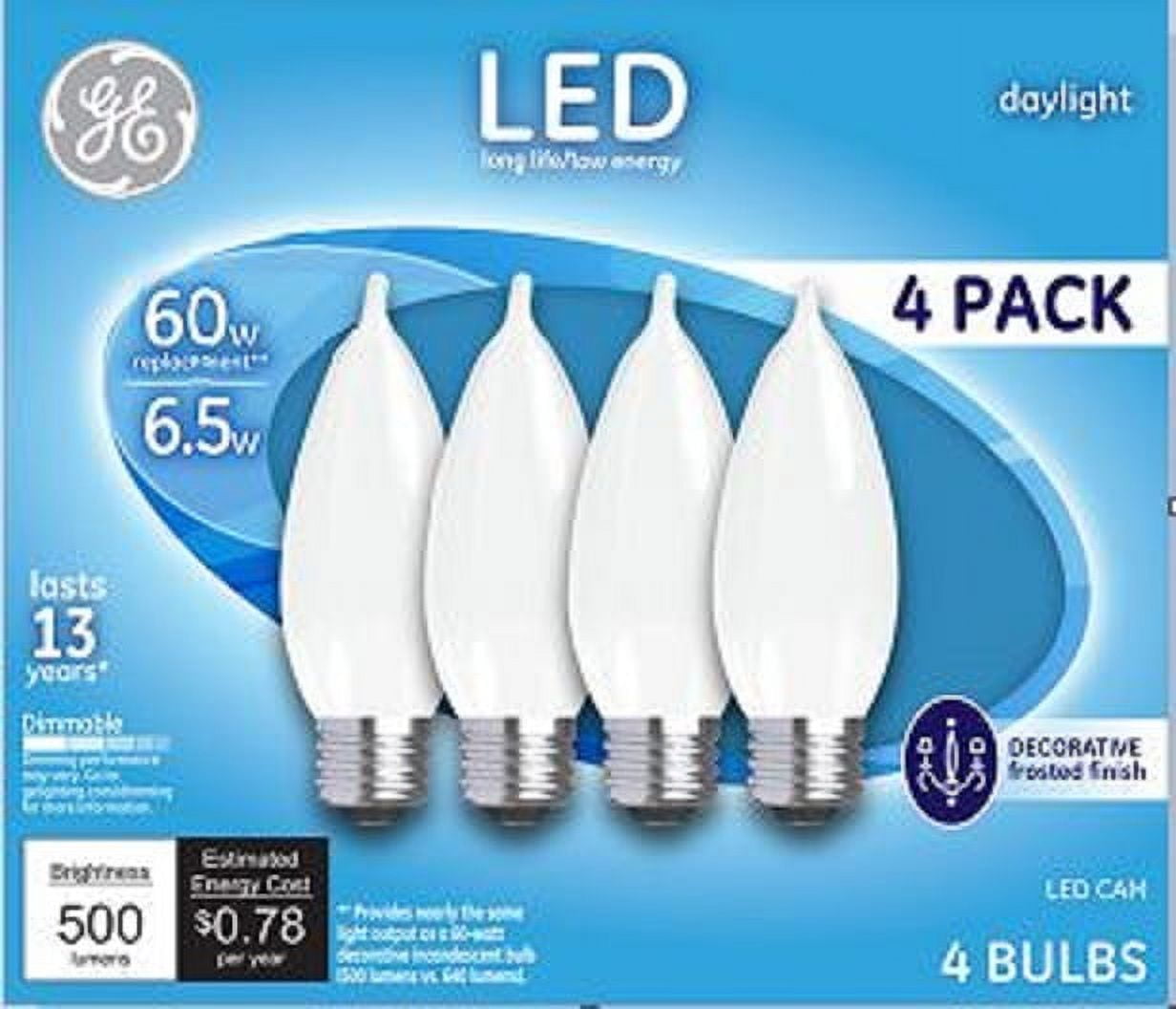 GE Crystal Clear Decorative Light Bulbs, Multi-Use, 40 Watt (6 Pack ...