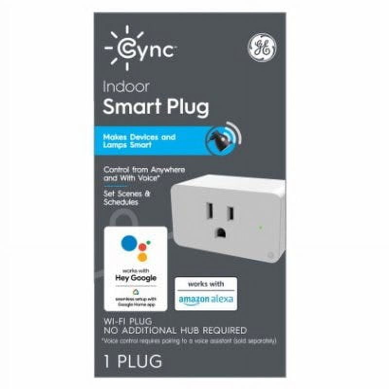 GE Cync C-Life Electronic Device Smart Plug, Voice Control, No Hub ...