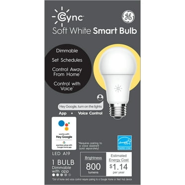 Google Smart Light Starter Kit - Google Home Mini and GE C-Life Smart ...