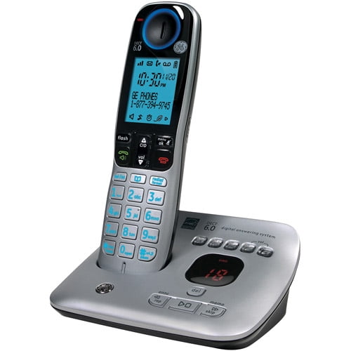 GE DECT 6.0 Cordless Caller ID Speakerphone with Call Waiting, Digital ...