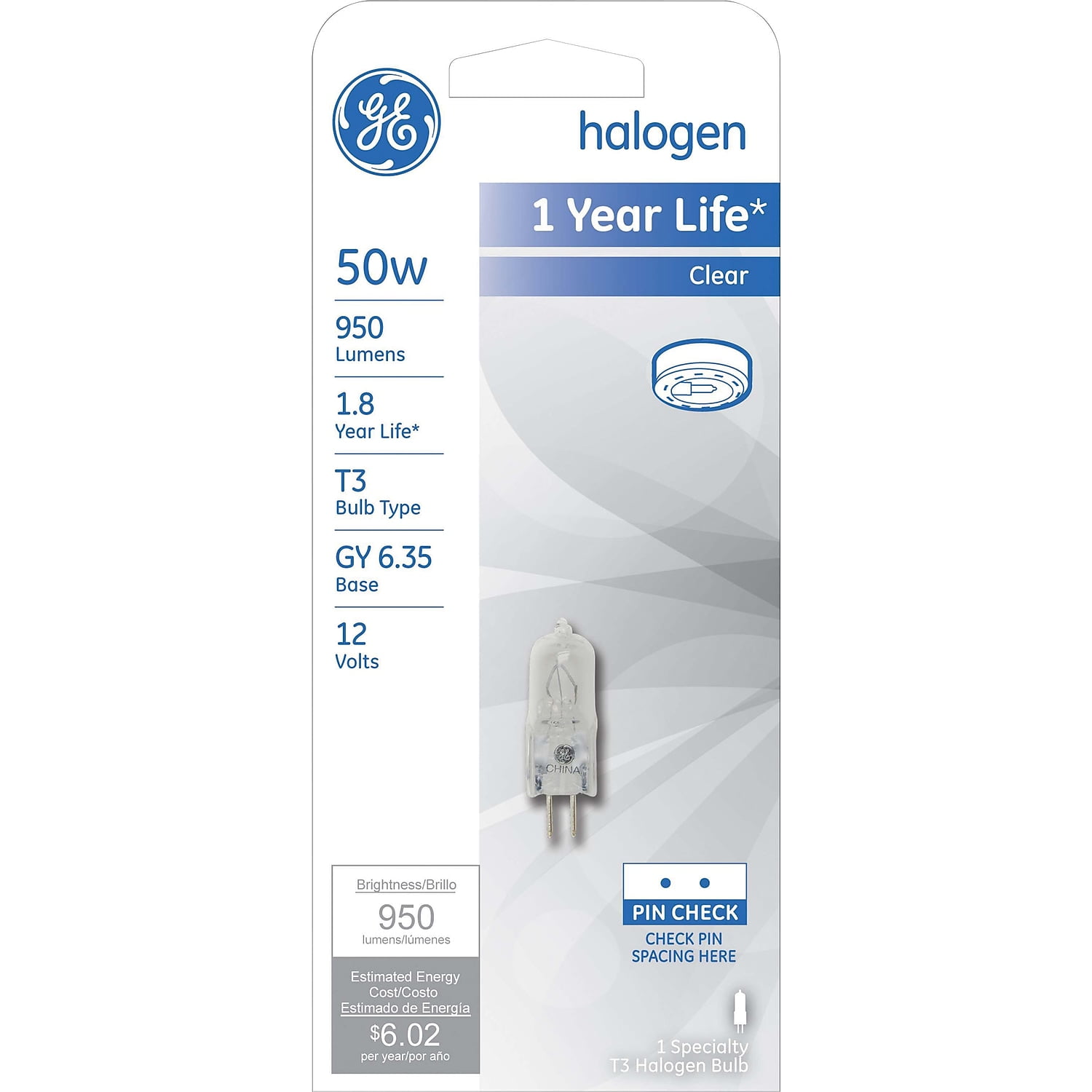 GE Decorative Light Bulbs, Amber Color Finish, 25 Watt, Medium Base ...