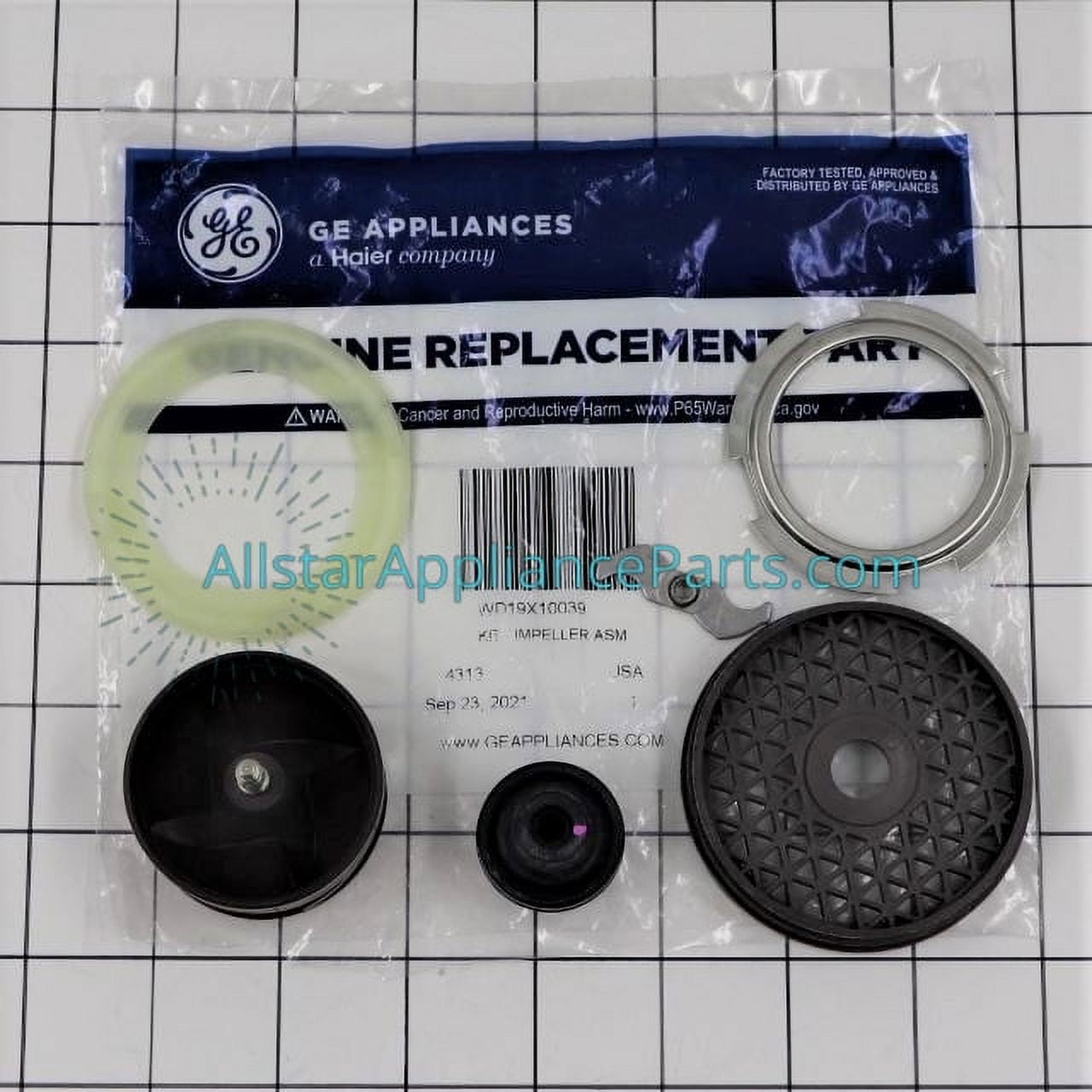 GE Dishwasher Impeller and Seal Kit WD19X10039 - Walmart.com