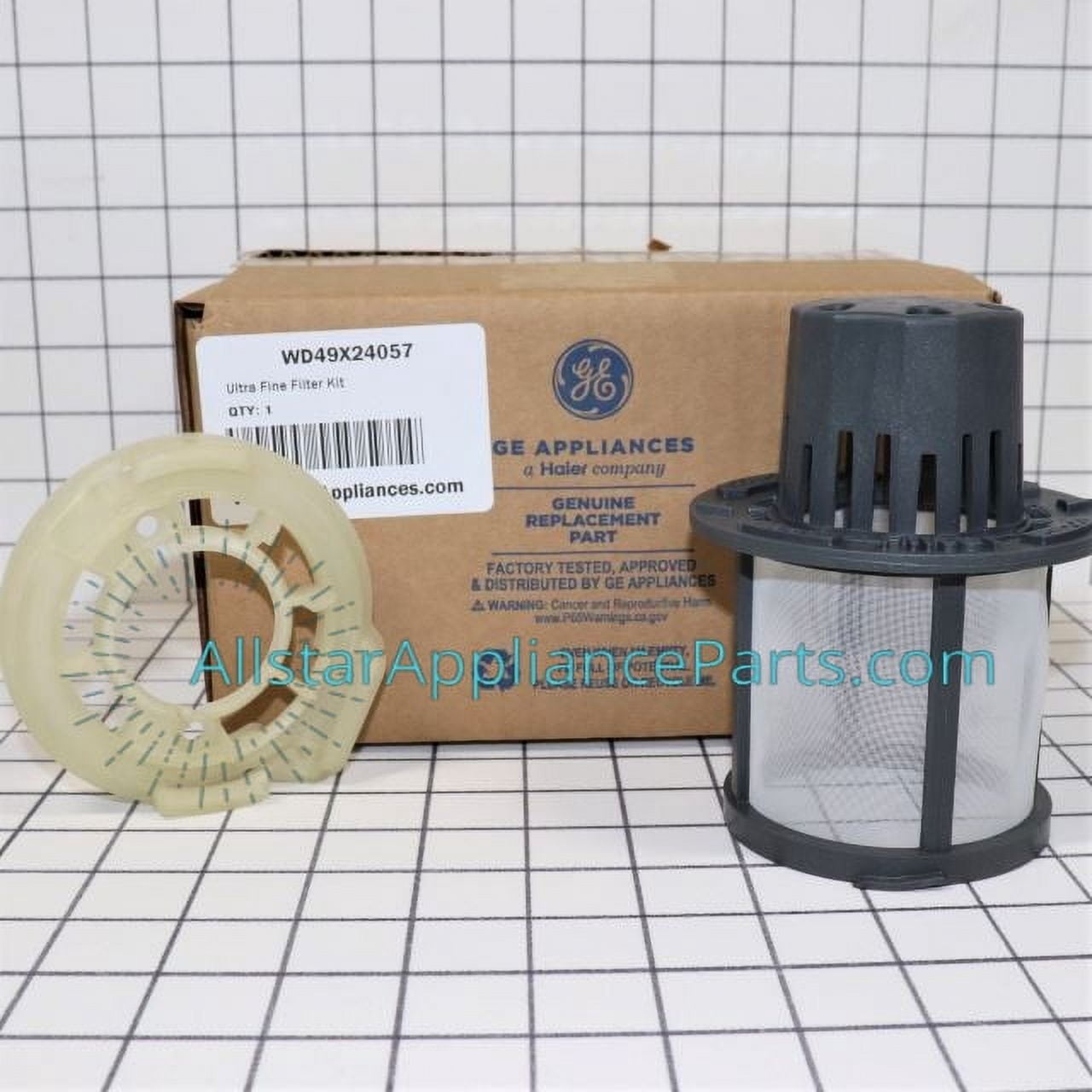 GE Dishwasher Genuine OEM Ultra Fine Filter Kit WD49X24057 - Walmart.com