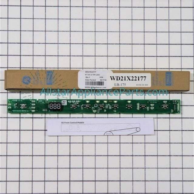 GE Dishwasher User Control and Display Board WD21X22177 - Walmart.com