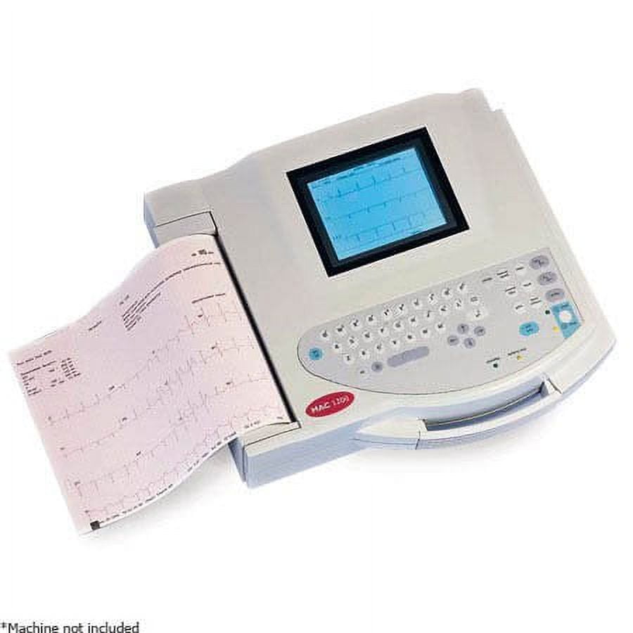 GE ECG Recording Paper, Thermal 8-1/2 X 11 Inch Z-Fold Red Grid, Vyaire ...