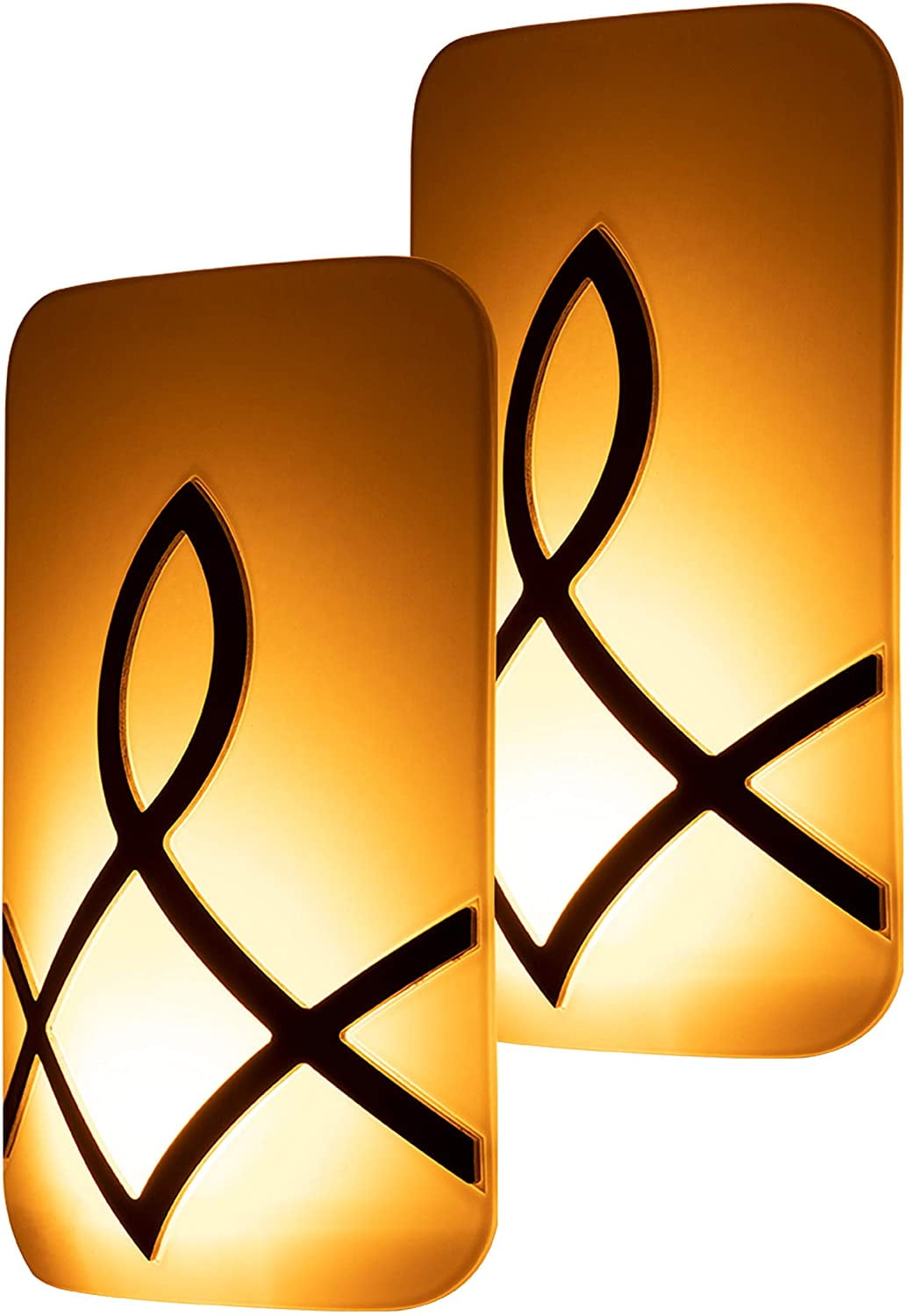 GE Enbrighten SleepLite LED Amber Night Light, 2 Pack, Dimmable, Dusk ...