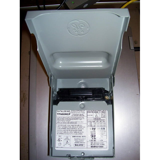 GE Energy Industrial Solutions TFN60RCP Air Conditioner Disconnect, 60 ...