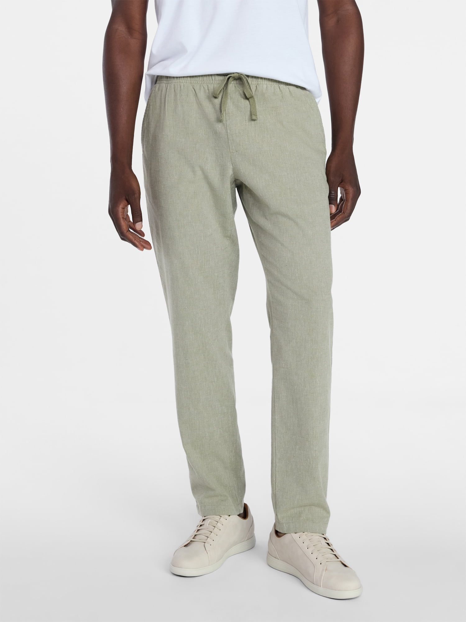 George Men's Linen Blend Weekend Pants, Sizes S-XXL - Walmart.com