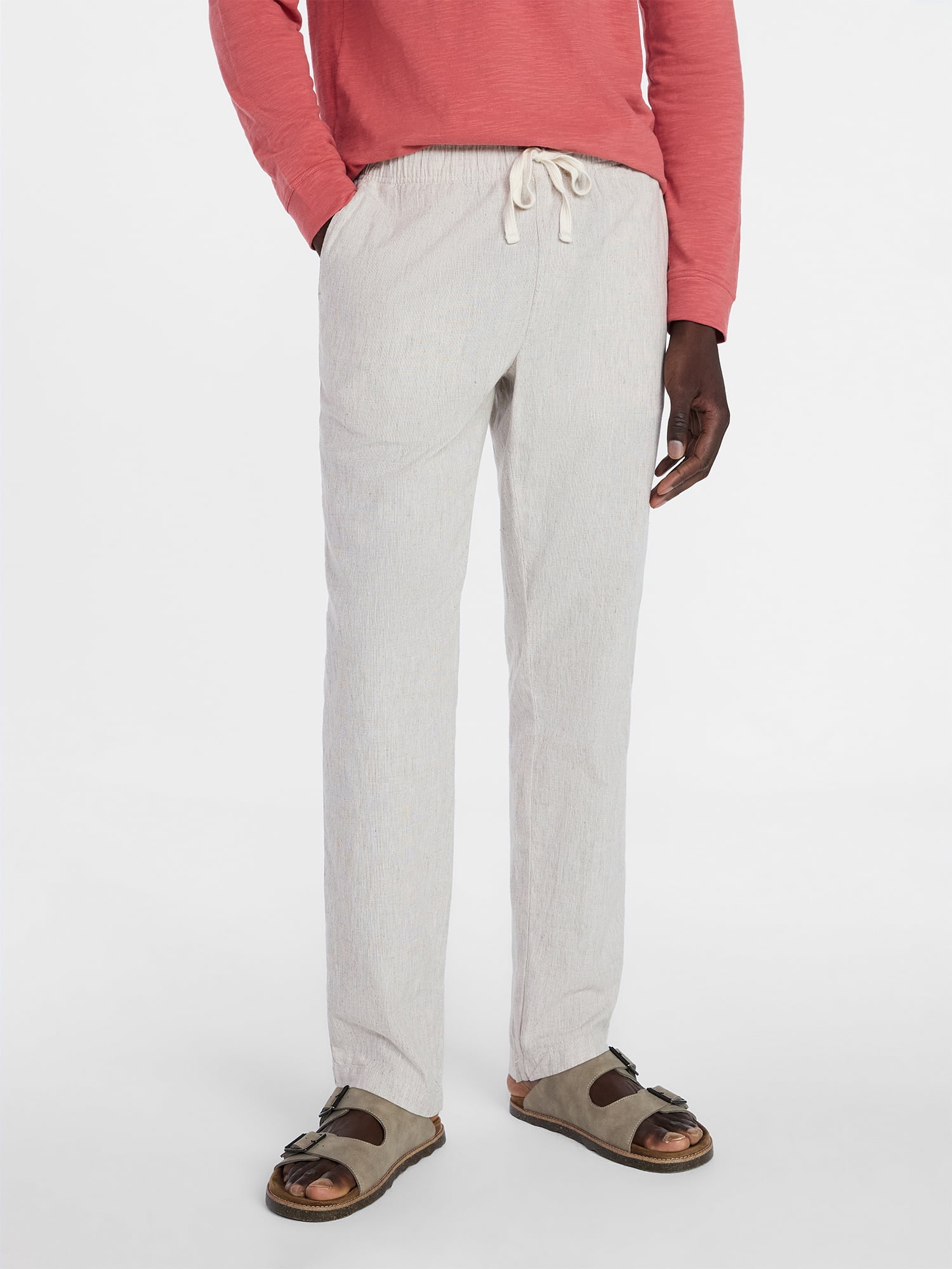 George Men's Linen Blend Weekend Pants, Sizes S-XXL - Walmart.com