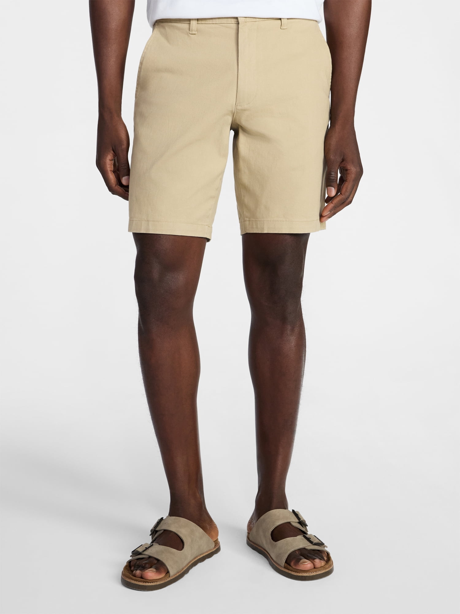George Men's & Big Men's Modern Fit Flat Front Shorts, 5", 7", 9 ...